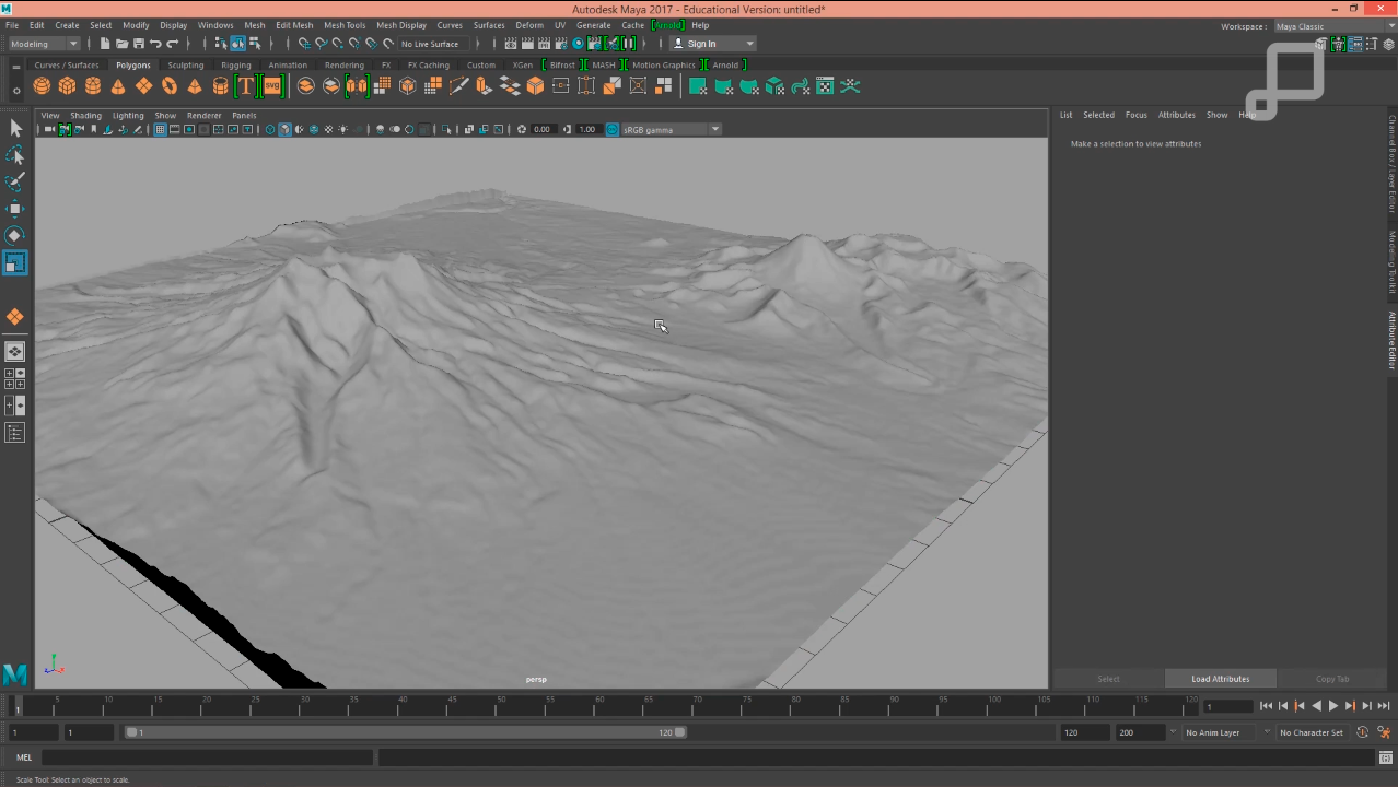 #TipsUNIAT - Height Map en Maya - Universidad UNIAT